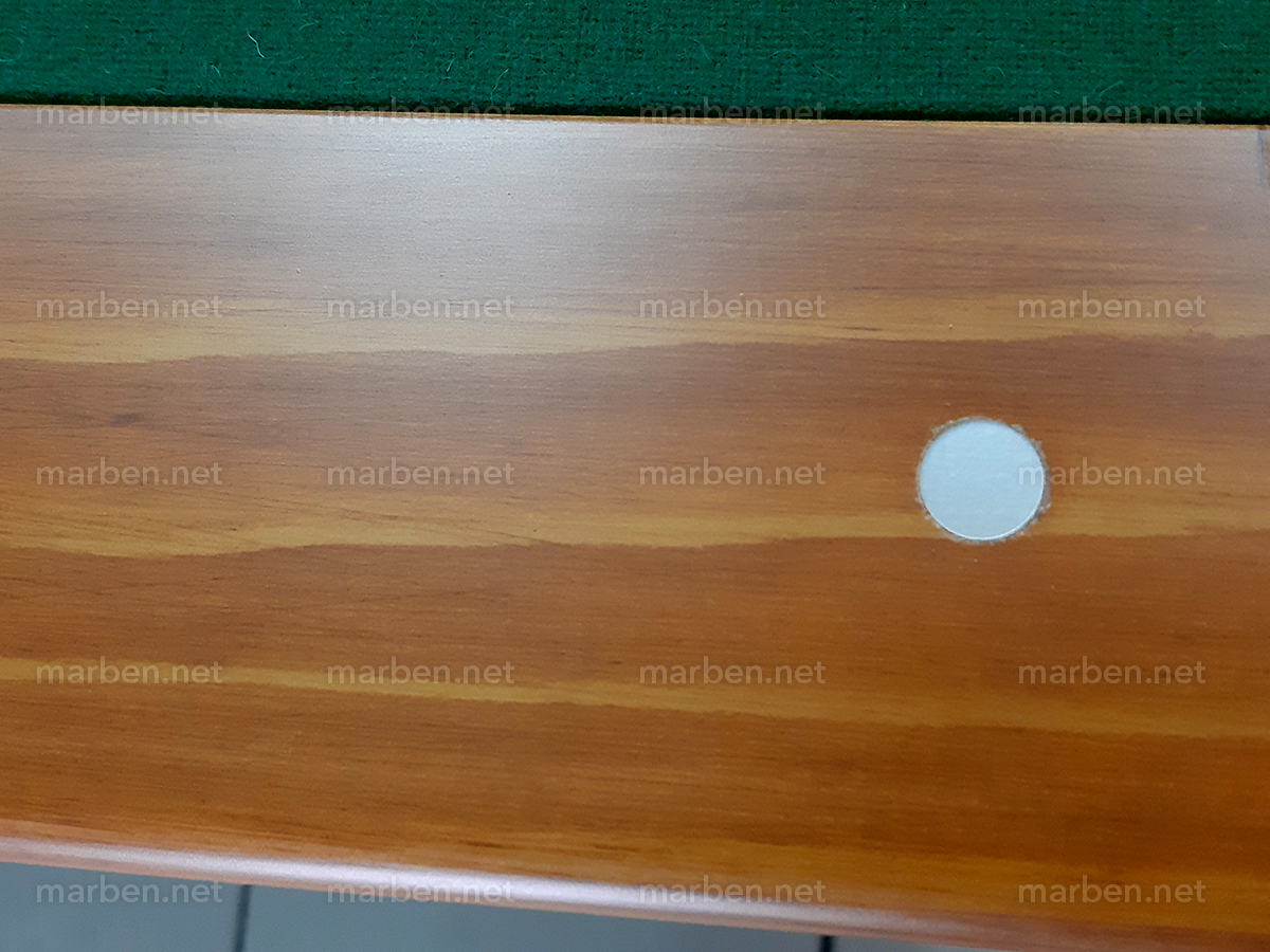 Mesa de Billar California Madera Pino Color Olmo Tamaño 7 Ft