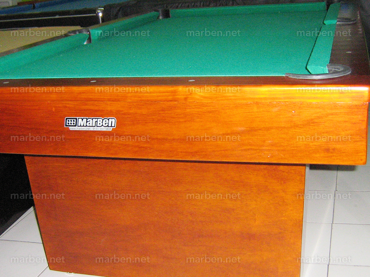 Mesa de Billar California Madera Pino Color Olmo Tamaño 7 Ft