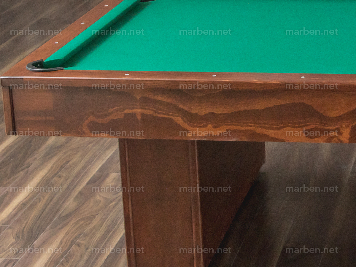 Mesa de Billar Monterrey Color Olmo con Vetas Imitación Parota Tamaño 7 ...