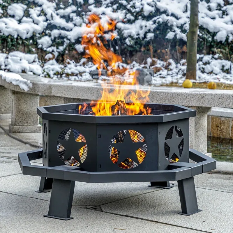 Mobiliario para Exteriores - Chimeneas y Fogones - Fogon Octagonal con ...